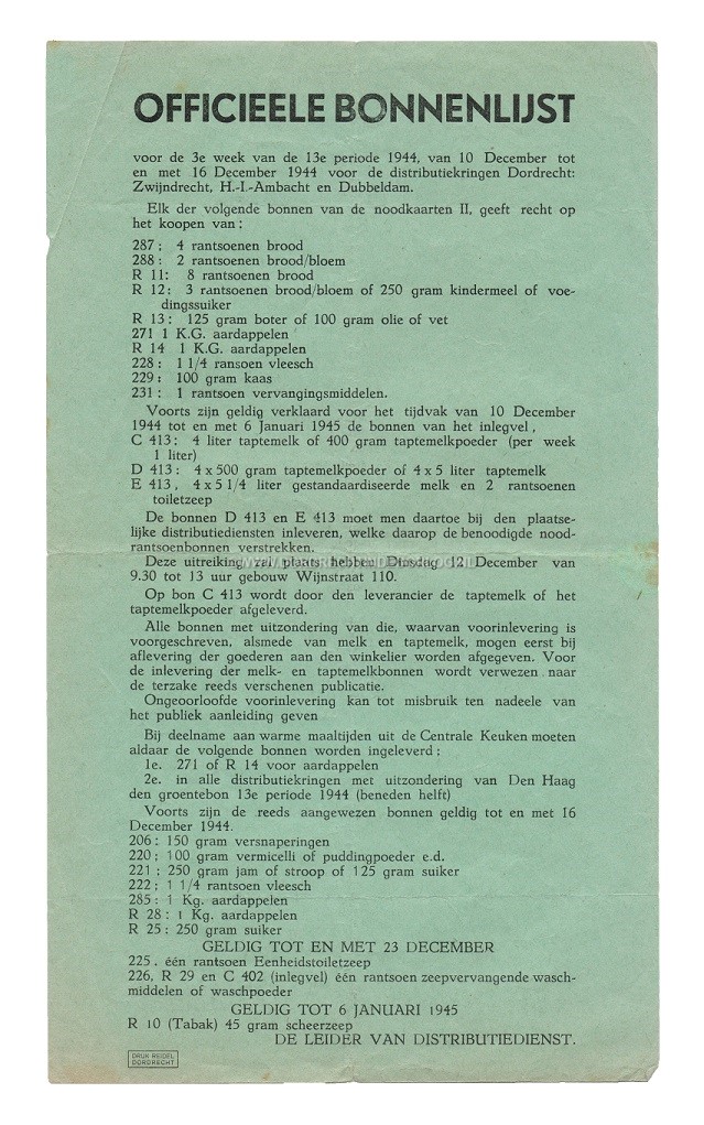 Overige documenten met betrekking tot Dordrecht tijdens de Tweede Wereldoorlog
